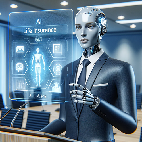 robot explaining life insurance | e-Discovery Team